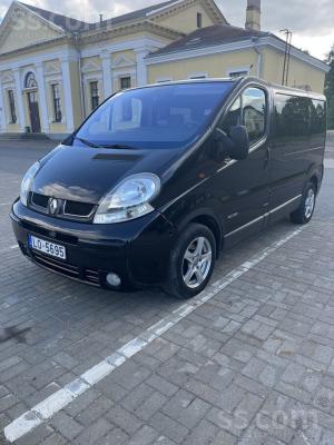 Melns Renault Trafic 2006 Rēzekne, ar dzinēja tilpumu 1.90 L un nobraukumu 337 tūkst. km par 6300 €, foto  vietnē AUTOMOTO.COM.LV