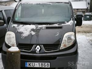 Melns Renault Trafic 2008 Rīga, ar dzinēja tilpumu 2.00 L un nobraukumu 261 tūkst. km par 6300 €, foto  vietnē AUTOMOTO.COM.LV