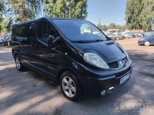 Black Renault Trafic 2008 in Riga, with an engine capacity of 2.00 L and mileage of 0 thousand km for 5700 €, photo 5 on AUTOMOTO.COM.LV