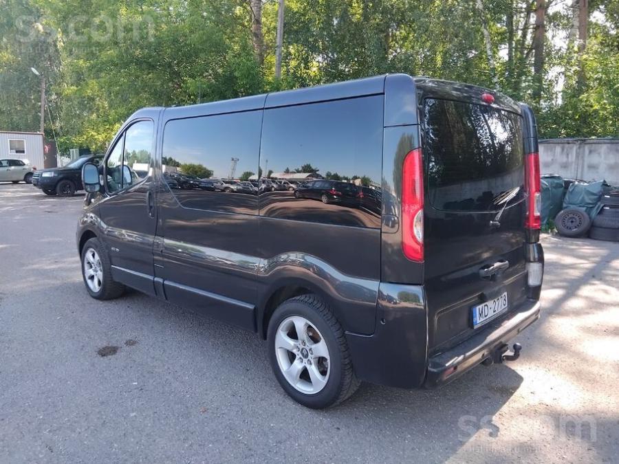 Black Renault Trafic 2008 in Riga, with an engine capacity of 2.00 L and mileage of 0 thousand km for 5700 €, photo 22 on AUTOMOTO.COM.LV