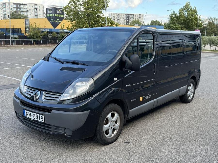 Melns Renault Trafic 2011 Rīga, ar dzinēja tilpumu 2.00 L un nobraukumu 287 tūkst. km par 8900 €, foto 1 vietnē AUTOMOTO.COM.LV