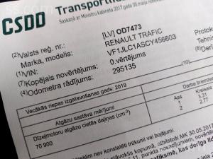 Black Renault Trafic 2013 in Riga, with an engine capacity of 2.00 L and mileage of 296 thousand km for 11990 €, photo 13 on AUTOMOTO.COM.LV
