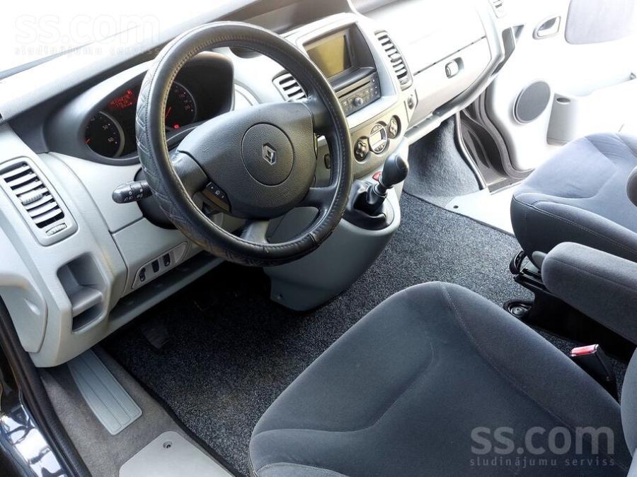 Black Renault Trafic 2013 in Riga, with an engine capacity of 2.00 L and mileage of 298 thousand km for 11790 €, photo 24 on AUTOMOTO.COM.LV