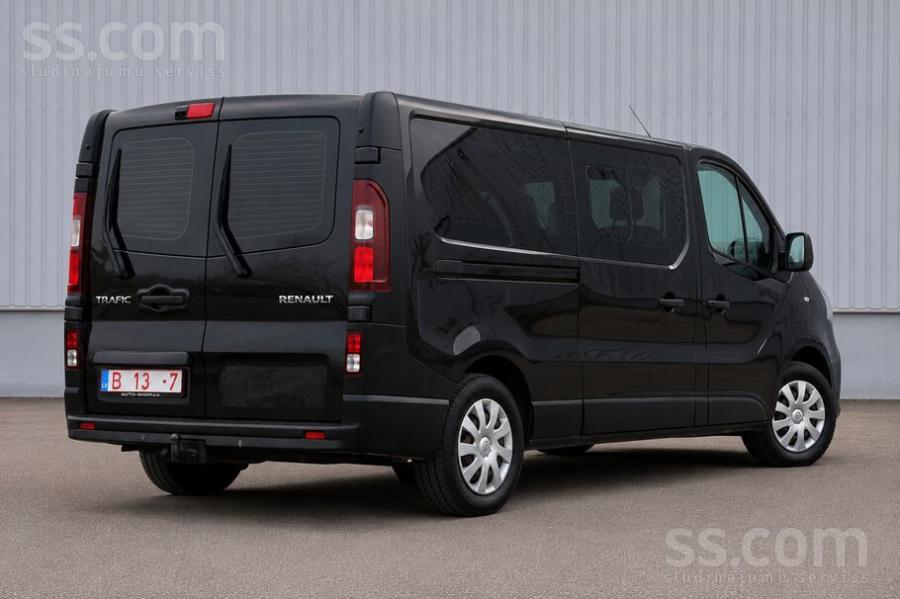 Melns Renault Trafic 2015 Tukums, ar dzinēja tilpumu 1.60 L un nobraukumu 186 tūkst. km par 12800 €, foto 7 vietnē AUTOMOTO.COM.LV