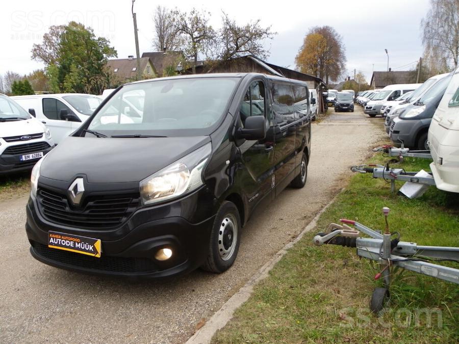 Black Renault Trafic 2016 in Valka, with an engine capacity of 1.60 L and mileage of 228 thousand km for 8500 €, photo 4 on AUTOMOTO.COM.LV