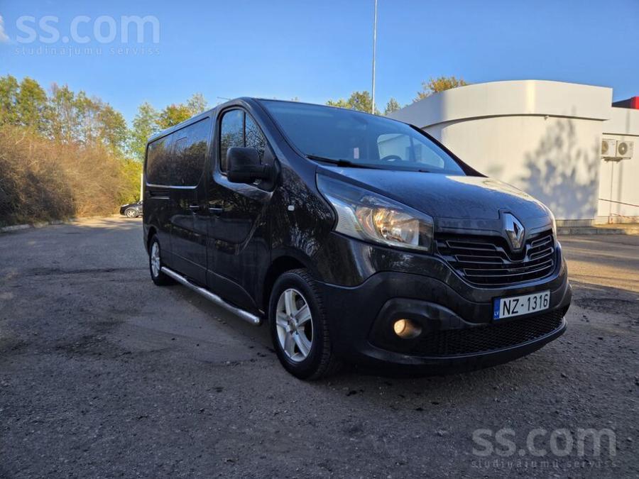 Melns Renault Trafic 2017 Daugavpils, ar dzinēja tilpumu 1.60 L un nobraukumu 0 tūkst. km par 13999 €, foto 4 vietnē AUTOMOTO.COM.LV