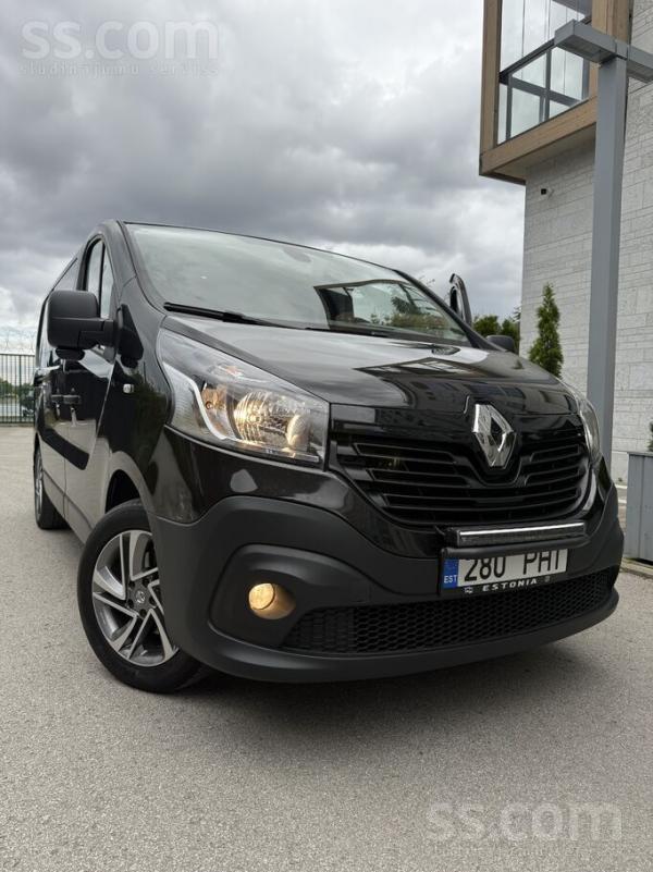 Renault Trafic 2018 in Tallinn on AUTOMOTO.COM.LV Black Renault Trafic 2018 in Tallinn, with an engine capacity of 1.60 L and mileage of 242 thousand km for 11550 €, photo 3 on AUTOMOTO.COM.LV