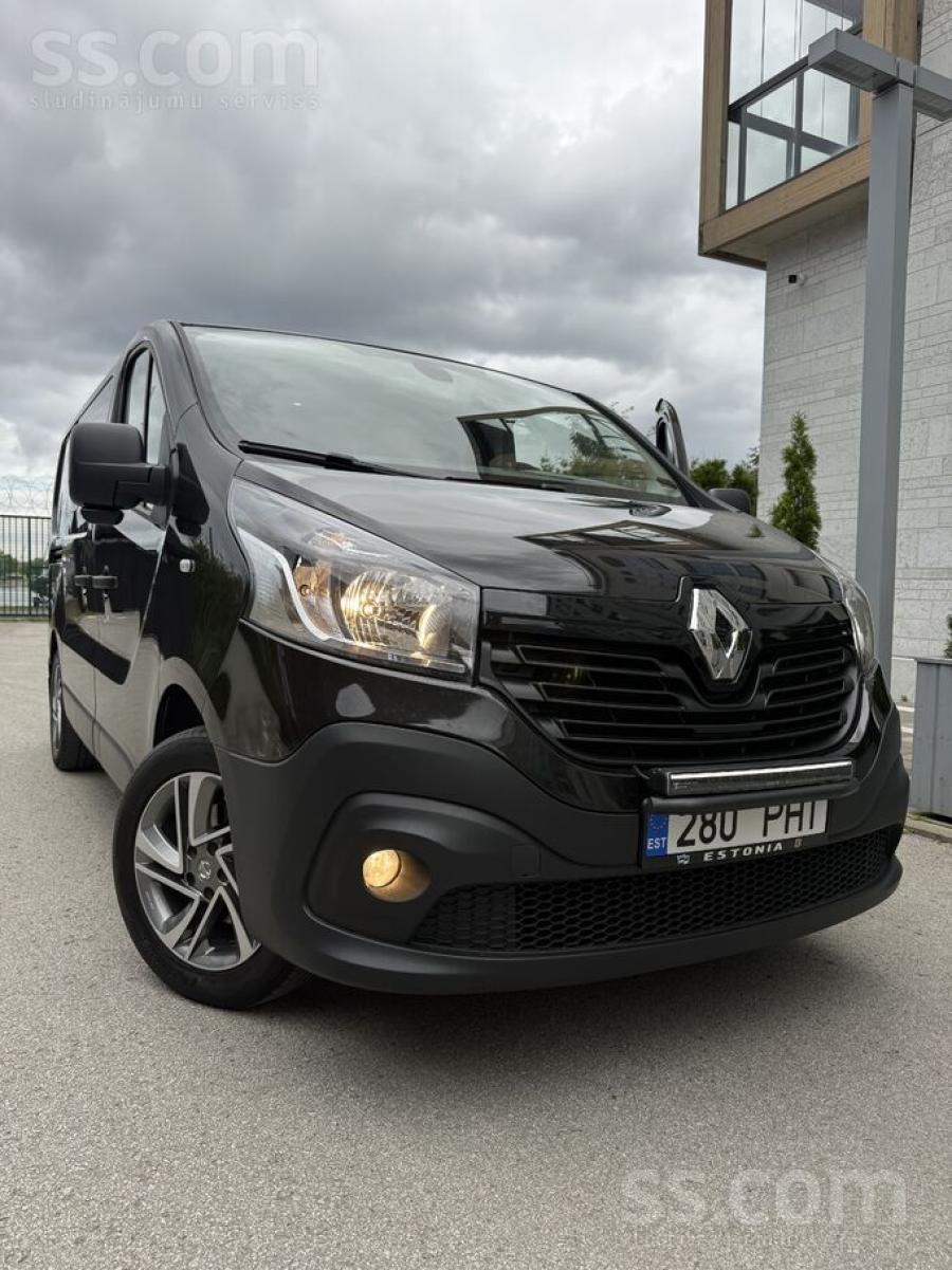 Melns Renault Trafic 2018 Tallina, ar dzinēja tilpumu 1.60 L un nobraukumu 242 tūkst. km par 11550 €, foto 3 vietnē AUTOMOTO.COM.LV