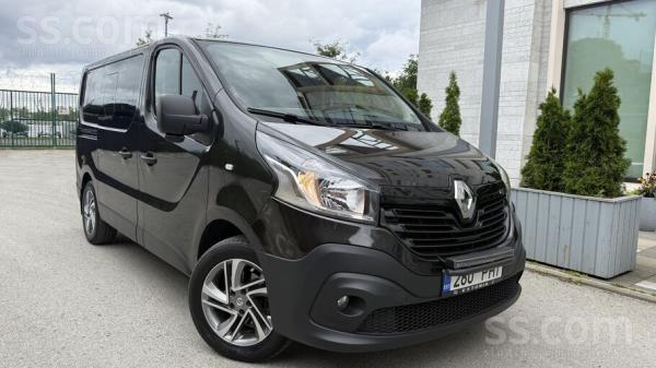 Renault Trafic 2018 in Tallinn on AUTOMOTO.COM.LV Black Renault Trafic 2018 in Tallinn, with an engine capacity of 1.60 L and mileage of 242 thousand km for 11550 €, photo 6 on AUTOMOTO.COM.LV