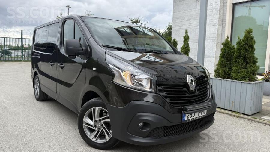 Melns Renault Trafic 2018 Tallina, ar dzinēja tilpumu 1.60 L un nobraukumu 242 tūkst. km par 11550 €, foto 6 vietnē AUTOMOTO.COM.LV