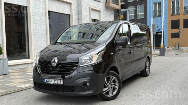 Renault Trafic 2018 in Tallinn on AUTOMOTO.COM.LV Black Renault Trafic 2018 in Tallinn, with an engine capacity of 1.60 L and mileage of 242 thousand km for 11550 €, photo 7 on AUTOMOTO.COM.LV