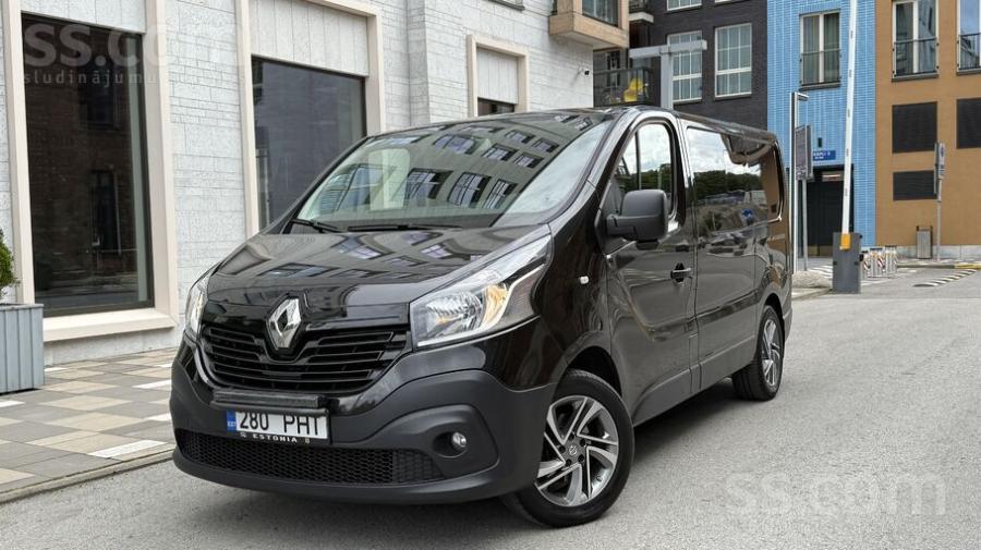 Melns Renault Trafic 2018 Tallina, ar dzinēja tilpumu 1.60 L un nobraukumu 242 tūkst. km par 11550 €, foto 7 vietnē AUTOMOTO.COM.LV