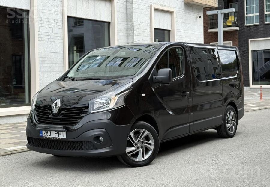 Melns Renault Trafic 2018 Tallina, ar dzinēja tilpumu 1.60 L un nobraukumu 242 tūkst. km par 11550 €, foto 9 vietnē AUTOMOTO.COM.LV