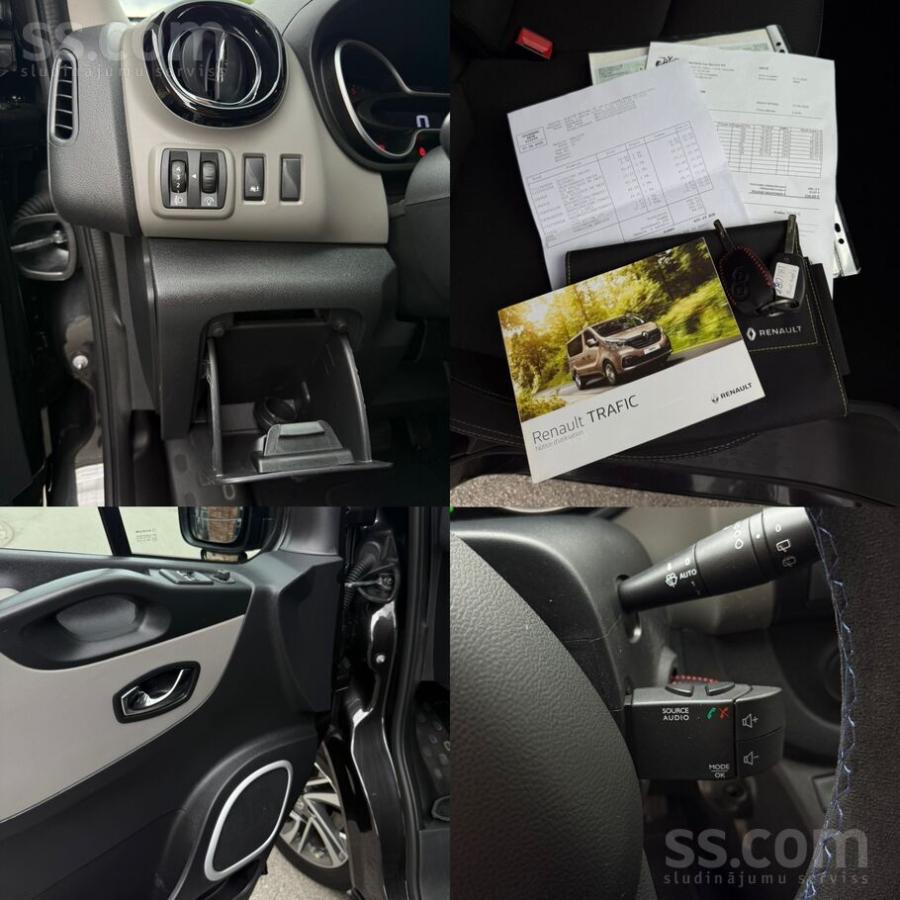 Melns Renault Trafic 2018 Tallina, ar dzinēja tilpumu 1.60 L un nobraukumu 242 tūkst. km par 11550 €, foto 28 vietnē AUTOMOTO.COM.LV