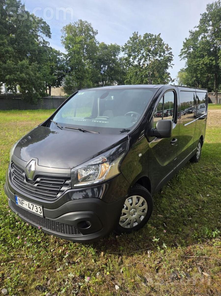Melns Renault Trafic 2019 Rīga, ar dzinēja tilpumu 1.60 L un nobraukumu 150 tūkst. km par 16200 €, foto 1 vietnē AUTOMOTO.COM.LV