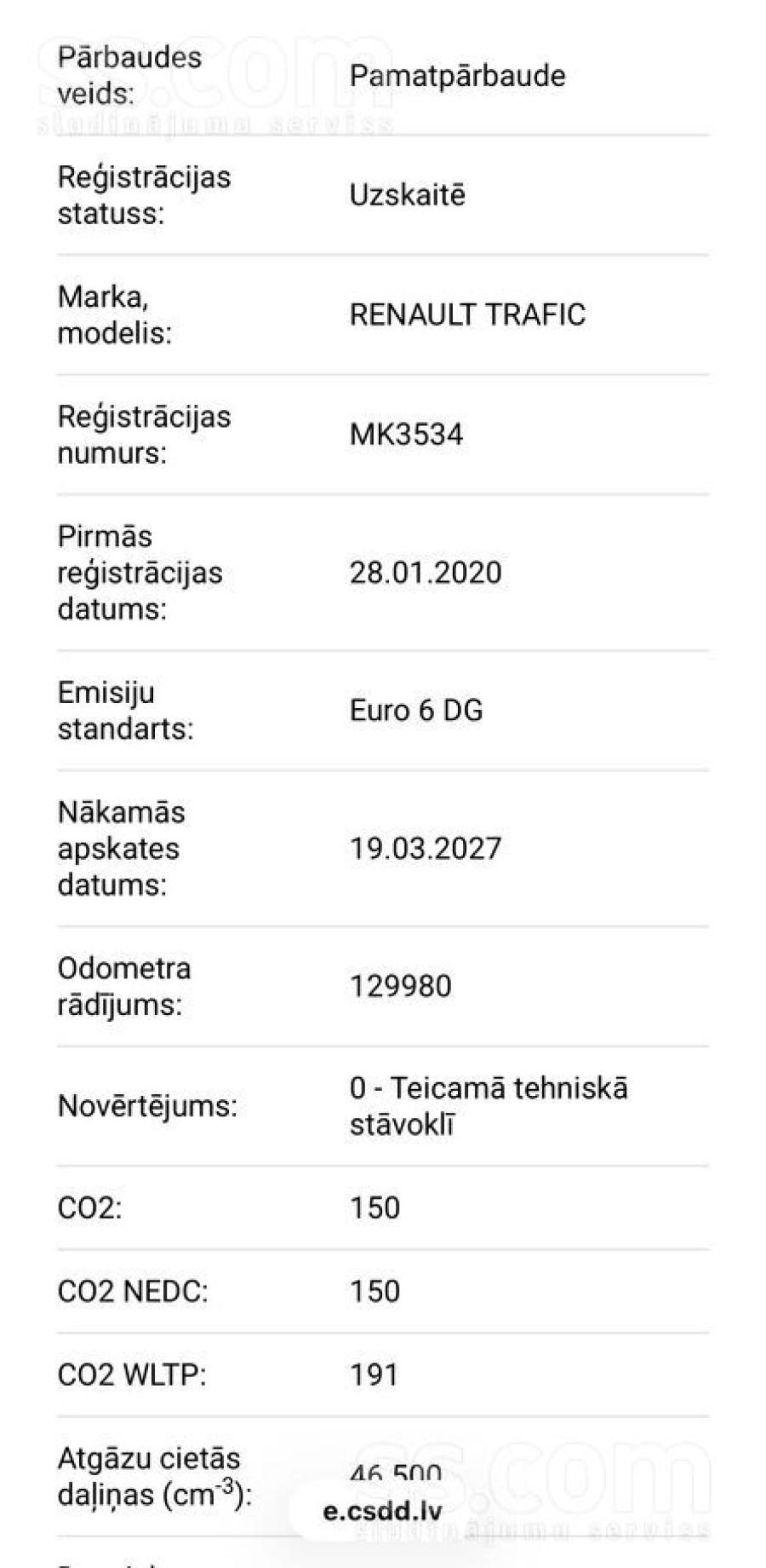 Melns Renault Trafic 2020 Aizkraukle, ar dzinēja tilpumu 2.00 L un nobraukumu 144 tūkst. km par 24800 €, foto 15 vietnē AUTOMOTO.COM.LV