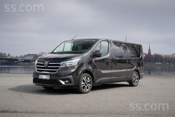 Black Renault Trafic 2025 in Riga, with an engine capacity of 2.00 L and mileage of 107 thousand km for 38500 €, photo 1 on AUTOMOTO.COM.LV
