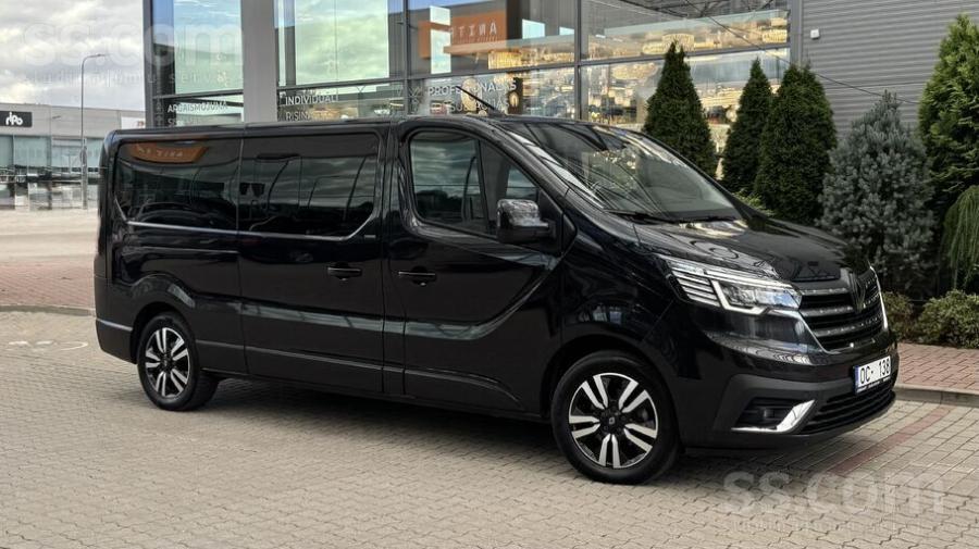 Black Renault Trafic 2025 in Riga, with an engine capacity of 2.00 L and mileage of 152 thousand km for 33500 €, photo 1 on AUTOMOTO.COM.LV