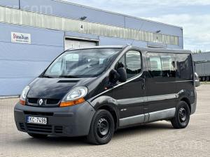 Black Renault Trafic 2005 in Riga, with an engine capacity of 2.50 L and mileage of 265 thousand km for 2500 €, photo 3 on AUTOMOTO.COM.LV
