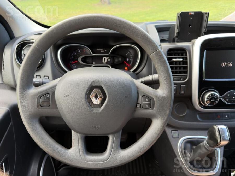 Black Renault Trafic 2020 in Riga, with an engine capacity of 2.00 L and mileage of 264 thousand km for 15600 €, photo 14 on AUTOMOTO.COM.LV