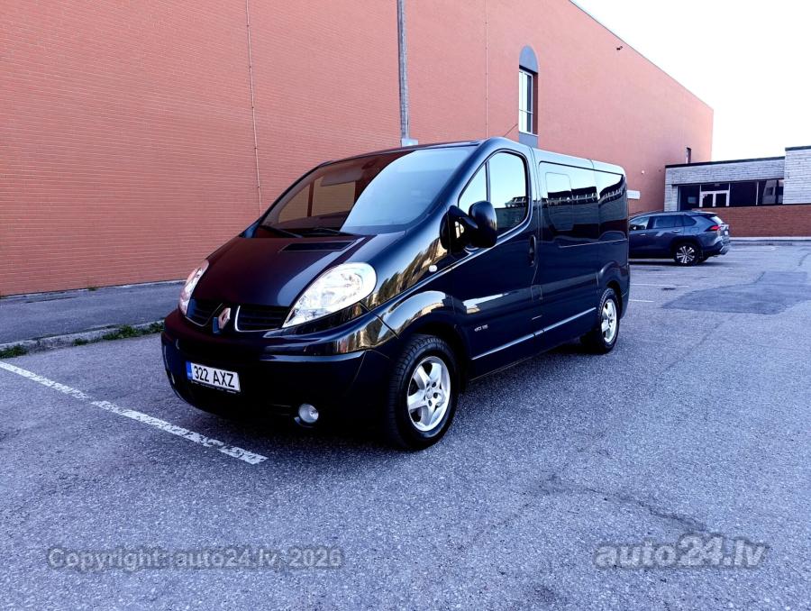 Black Renault Trafic 2006 in Tallinn, with an engine capacity of 2.00 L and mileage of 464 thousand km for 5999 €, photo 1 on AUTOMOTO.COM.LV
