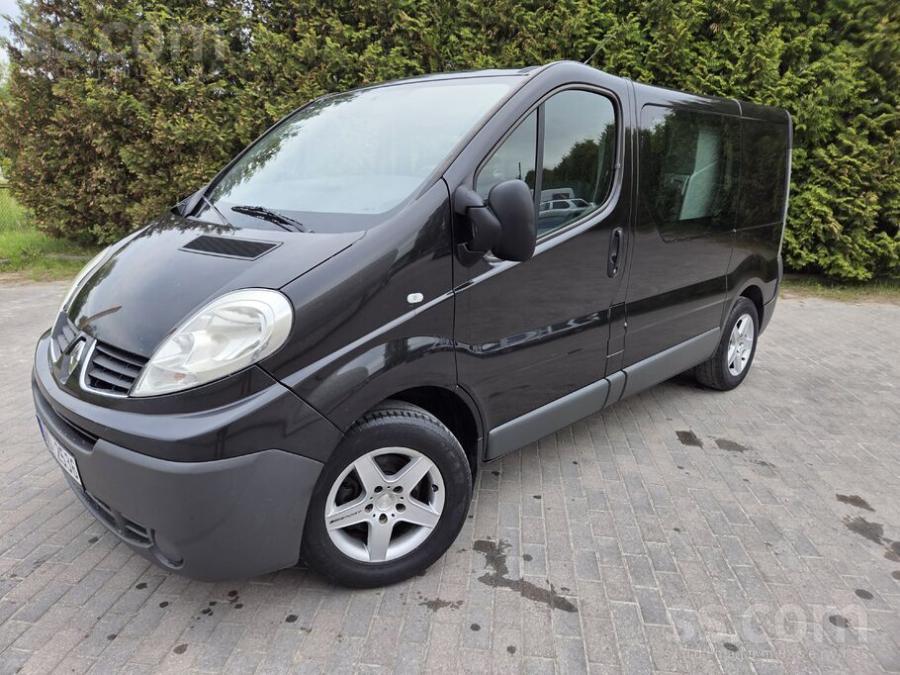 Black Renault Trafic 2008 in Bauska, with an engine capacity of 2.00 L and mileage of 0 thousand km for 4980 €, photo 4 on AUTOMOTO.COM.LV