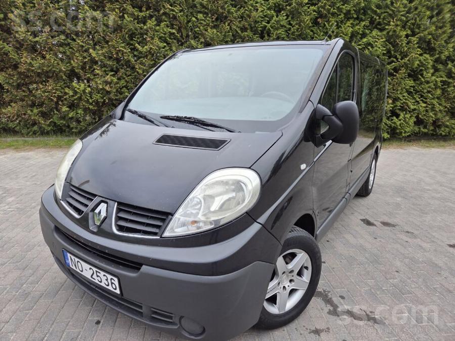 Black Renault Trafic 2008 in Bauska, with an engine capacity of 2.00 L and mileage of 0 thousand km for 4980 €, photo 5 on AUTOMOTO.COM.LV