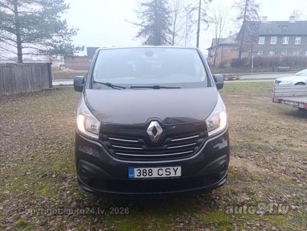 Black Renault Trafic 2017 in Tallinn, with an engine capacity of 1.60 L and mileage of 251 thousand km for 14900 €, photo 6 on AUTOMOTO.COM.LV