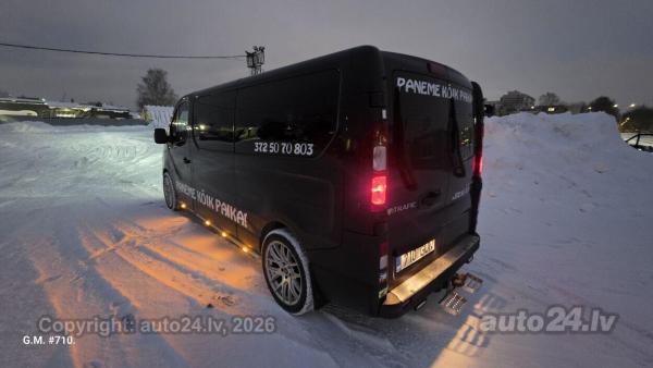 Black Renault Trafic 2018 in Tallinn, with an engine capacity of 1.60 L and mileage of 0 thousand km for 11000 €, photo 2 on AUTOMOTO.COM.LV