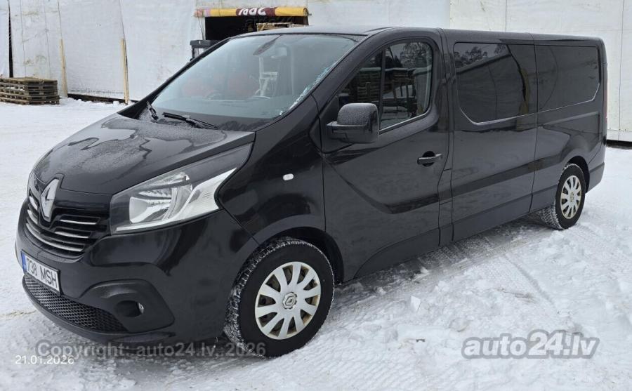 Black Renault Trafic 2019 in Tallinn, with an engine capacity of 1.60 L and mileage of 275 thousand km for 14999 €, photo 1 on AUTOMOTO.COM.LV