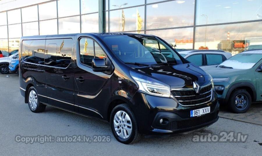 Black Renault Trafic 2021 in Tallinn, with an engine capacity of 2.00 L and mileage of 136 thousand km for 29900 €, photo 8 on AUTOMOTO.COM.LV