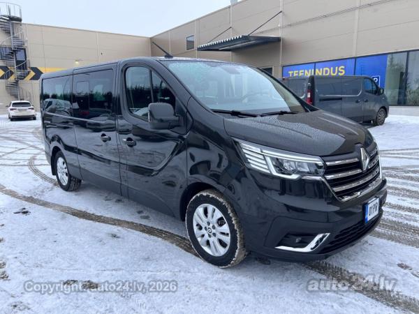 Black Renault Trafic 2024 in Tartu, with an engine capacity of 2.00 L and mileage of 10 thousand km for 37900 €, photo 2 on AUTOMOTO.COM.LV