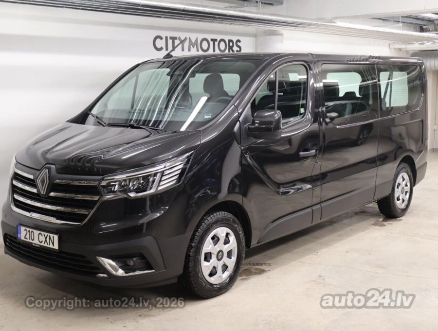 Melns Renault Trafic 2025 Tallina, ar dzinēja tilpumu 2.00 L un nobraukumu 9 tūkst. km par 49000 €, foto 1 vietnē AUTOMOTO.COM.LV