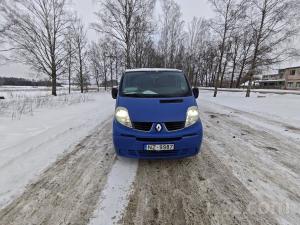 Blue Renault Trafic 2008 in Madona, with an engine capacity of 2.00 L and mileage of 315 thousand km for 5150 €, photo 2 on AUTOMOTO.COM.LV