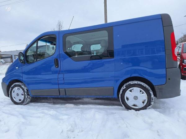 Blue Renault Trafic 2008 in Vilnius, with an engine capacity of 2.00 L and mileage of 169 thousand km for 5350 €, photo 1 on AUTOMOTO.COM.LV