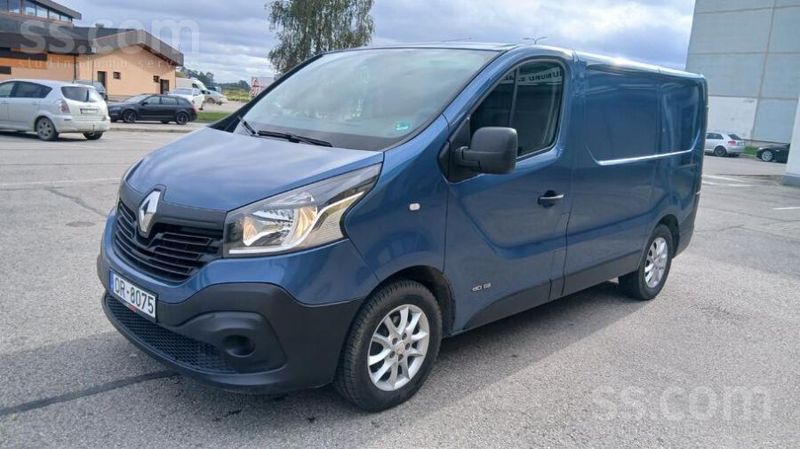 Zils Renault Trafic 2016 Bauska, ar dzinēja tilpumu 1.60 L un nobraukumu 0 tūkst. km par 6990 €, foto 1 vietnē AUTOMOTO.COM.LV