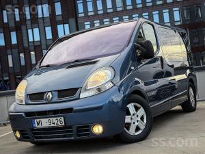 Blue Renault Trafic 2004 in Riga, with an engine capacity of 2.50 L and mileage of 397 thousand km for 5750 €, photo  on AUTOMOTO.COM.LV