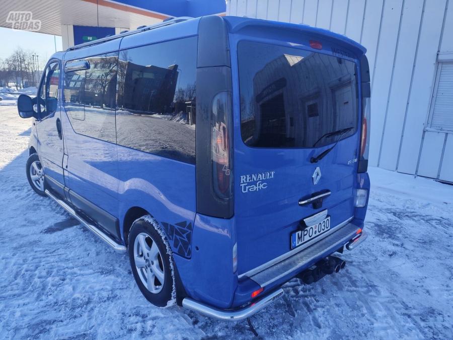 Blue Renault Trafic 2006 in Kaunas, with an engine capacity of 1.90 L and mileage of 255 thousand km for 6000 €, photo 9 on AUTOMOTO.COM.LV