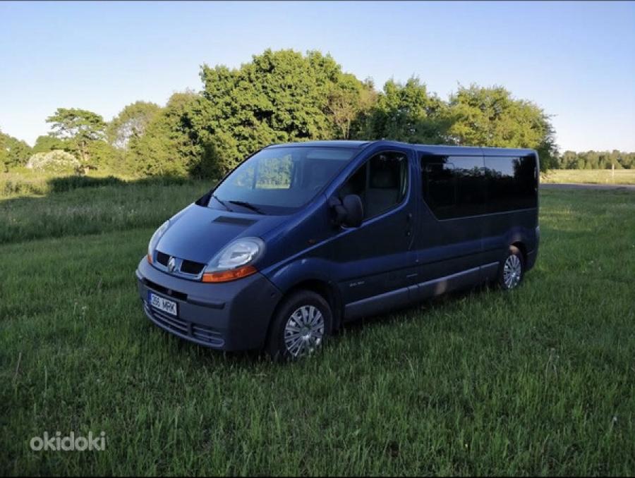 Blue Renault Trafic 2006 in Tartu, with an engine capacity of 2.00 L and mileage of 301 thousand km for 7000 €, photo 1 on AUTOMOTO.COM.LV
