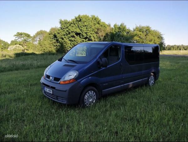Blue Renault Trafic 2006 in Tartu, with an engine capacity of 2.00 L and mileage of 301 thousand km for 7000 €, photo 8 on AUTOMOTO.COM.LV