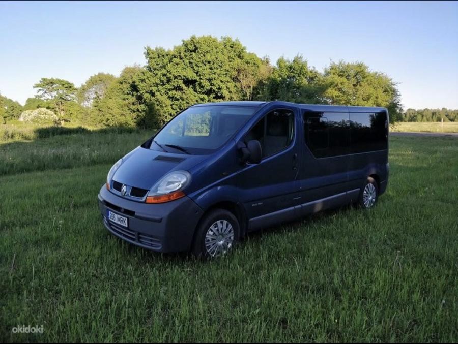 Blue Renault Trafic 2006 in Tartu, with an engine capacity of 2.00 L and mileage of 301 thousand km for 7000 €, photo 9 on AUTOMOTO.COM.LV