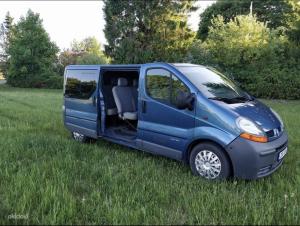Blue Renault Trafic 2006 in Tartu, with an engine capacity of 2.00 L and mileage of 301 thousand km for 7000 €, photo 11 on AUTOMOTO.COM.LV