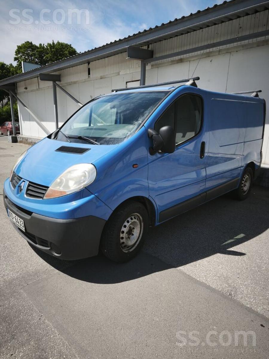Blue Renault Trafic 2007 in Tukums, with an engine capacity of 2.00 L and mileage of 324 thousand km for 2390 €, photo 5 on AUTOMOTO.COM.LV
