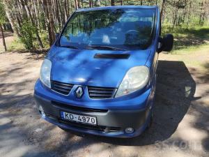 Blue Renault Trafic 2008 in Riga, with an engine capacity of 2.00 L and mileage of 395 thousand km for 5300 €, photo 8 on AUTOMOTO.COM.LV