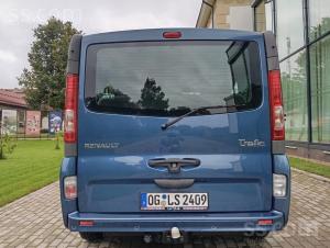 Blue Renault Trafic 2009 in Balvi, with an engine capacity of 2.00 L and mileage of 210 thousand km for 7350 €, photo 12 on AUTOMOTO.COM.LV