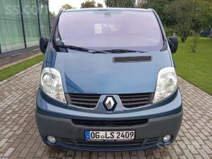 Blue Renault Trafic 2009 in Balvi, with an engine capacity of 2.00 L and mileage of 210 thousand km for 7350 €, photo 16 on AUTOMOTO.COM.LV