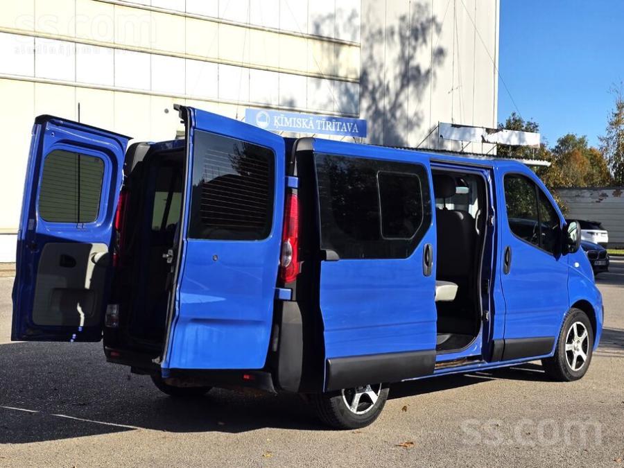 Blue Renault Trafic 2009 in Riga, with an engine capacity of 2.00 L and mileage of 363 thousand km for 5500 €, photo 6 on AUTOMOTO.COM.LV