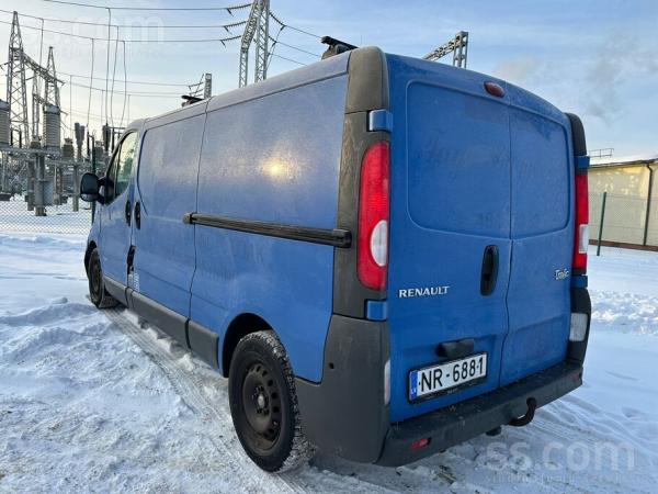 Blue Renault Trafic 2012 in Riga, with an engine capacity of 2.00 L and mileage of 292 thousand km for 5750 €, photo 3 on AUTOMOTO.COM.LV