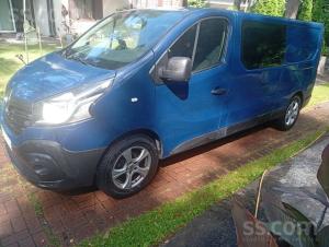 Blue Renault Trafic 2014 in Jurmala, with an engine capacity of 1.60 L and mileage of 0 thousand km for 7500 €, photo 5 on AUTOMOTO.COM.LV