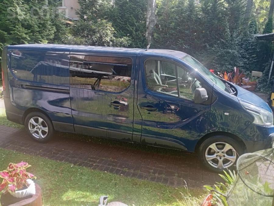 Blue Renault Trafic 2014 in Jurmala, with an engine capacity of 1.60 L and mileage of 0 thousand km for 7500 €, photo 6 on AUTOMOTO.COM.LV